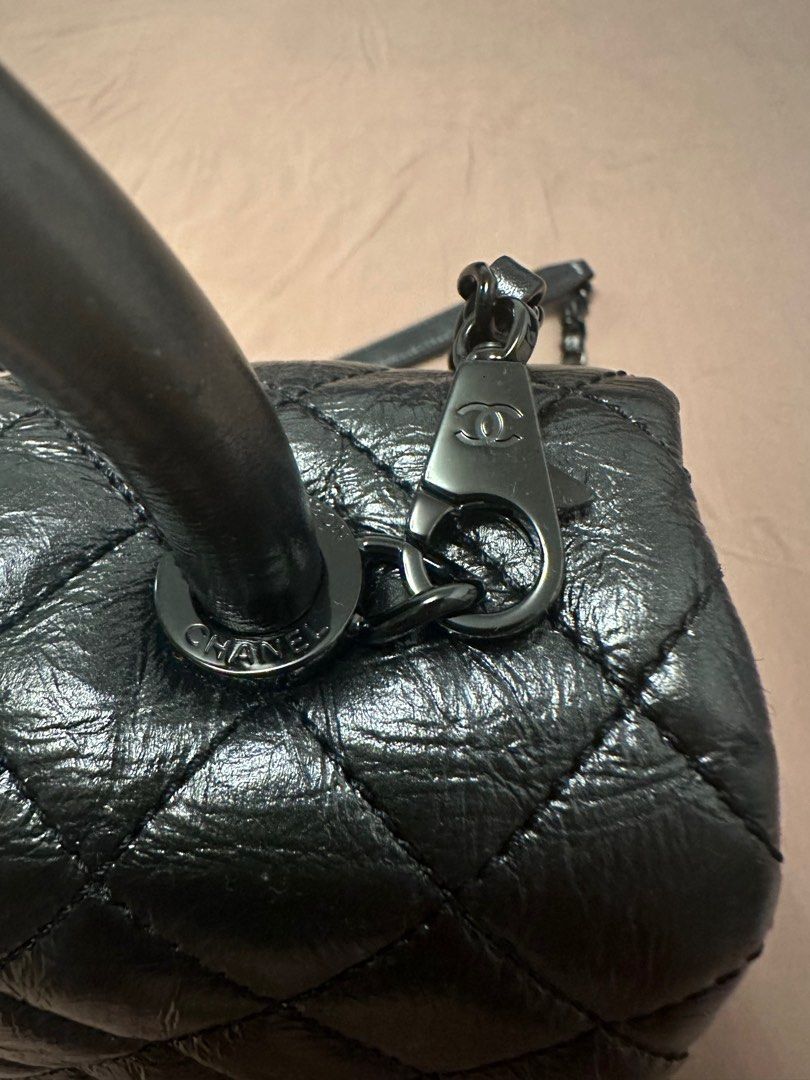 Chanel Coco handle So Black Bag, Luxury, Bags & Wallets on Carousell