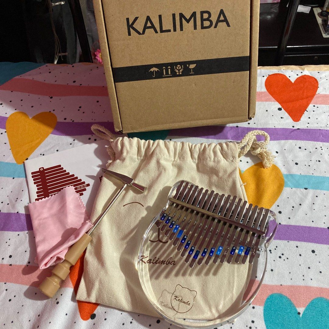 Clear Acrylic Kalimba, Hobbies & Toys, Music & Media, Musical ...