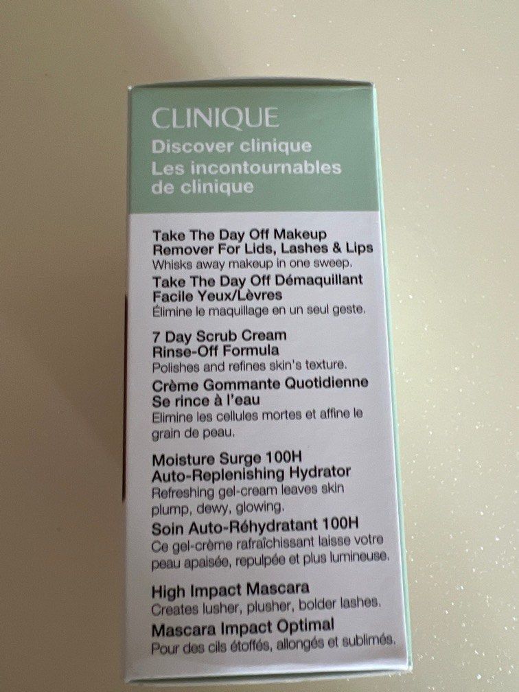 Clinique Discover Set, Beauty & Personal Care, Face, Face Care on Carousell