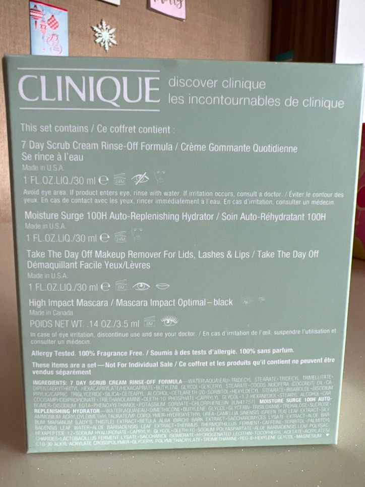 Clinique Discover Set, Beauty & Personal Care, Face, Face Care on Carousell