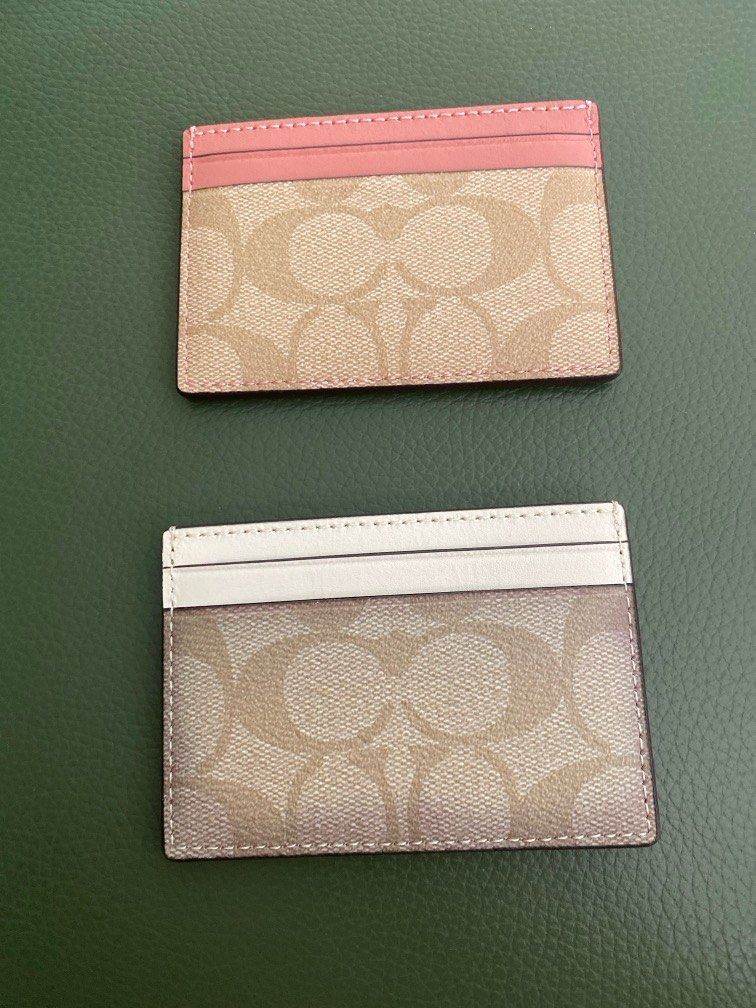 Coach Card Holder, Men's Fashion, Watches & Accessories, Wallets & Card ...