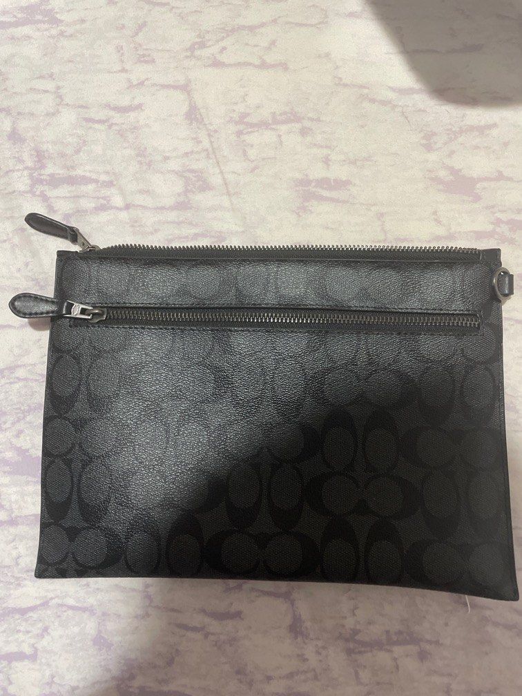 coach clutch bag, Men's Fashion, Bags, Belt bags, Clutches and Pouches ...