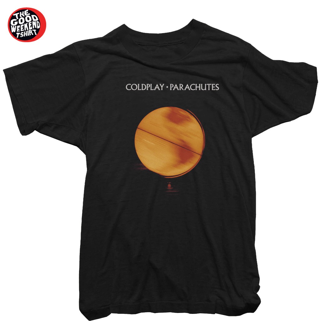 COLDPLAY PARACHUTES ALBUM TSHIRT ( BACKHIT PRINT), Men's Fashion, Tops ...