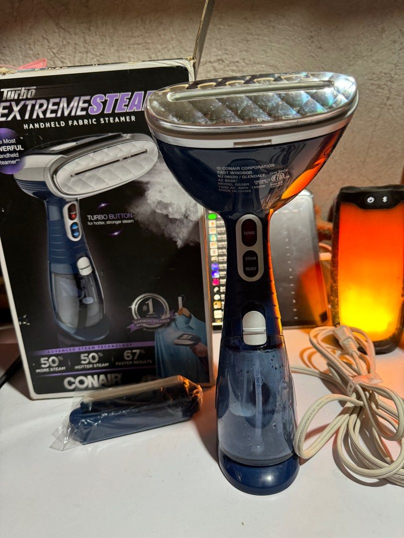 conair turbo extreme steam handheld fabric steamer, TV & Home ...
