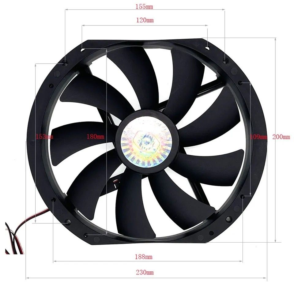 Cooler Master 230MM Case Fans, Computers & Tech, Parts & Accessories ...