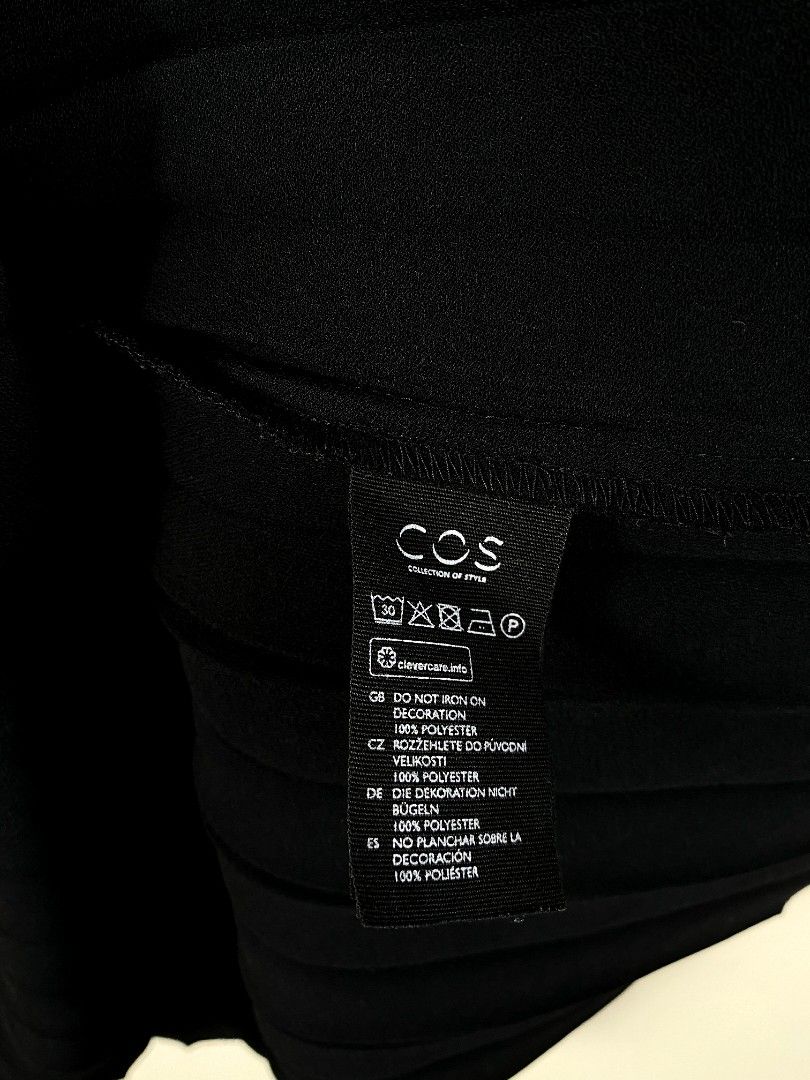 COS Raw Edge Pleated Top, Women's Fashion, Tops, Others Tops on Carousell