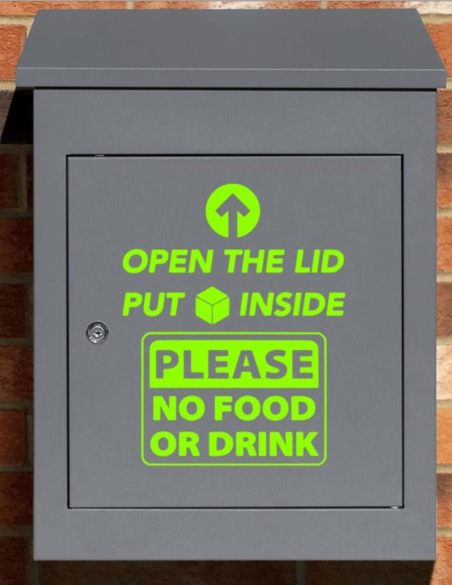 Custom Decals For KILOV Box Parcel Box Food Box Delivery Box High ...