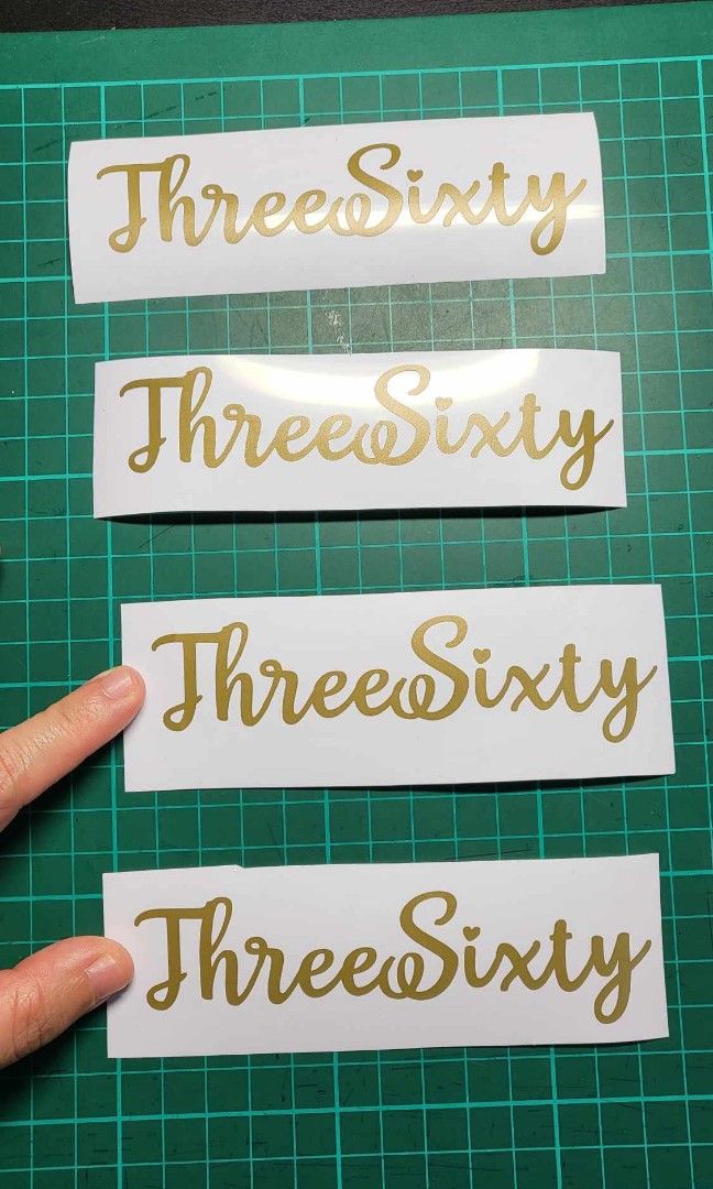 Customised Vinyl Decals Sticker/Personalized Names/Wordings Sticker ...