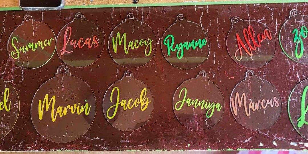 Customised Vinyl Decals Sticker/Personalized Names/Wordings Sticker ...