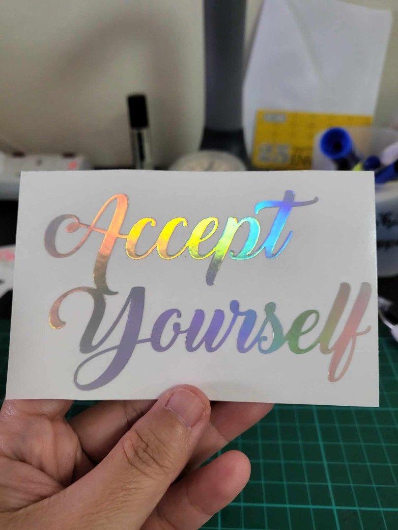 Customised Vinyl Decals Sticker/Personalized Names/Wordings Sticker ...