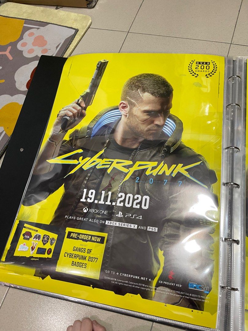 Cyberpunk 2077 Official Poster, Hobbies & Toys, Collectibles ...