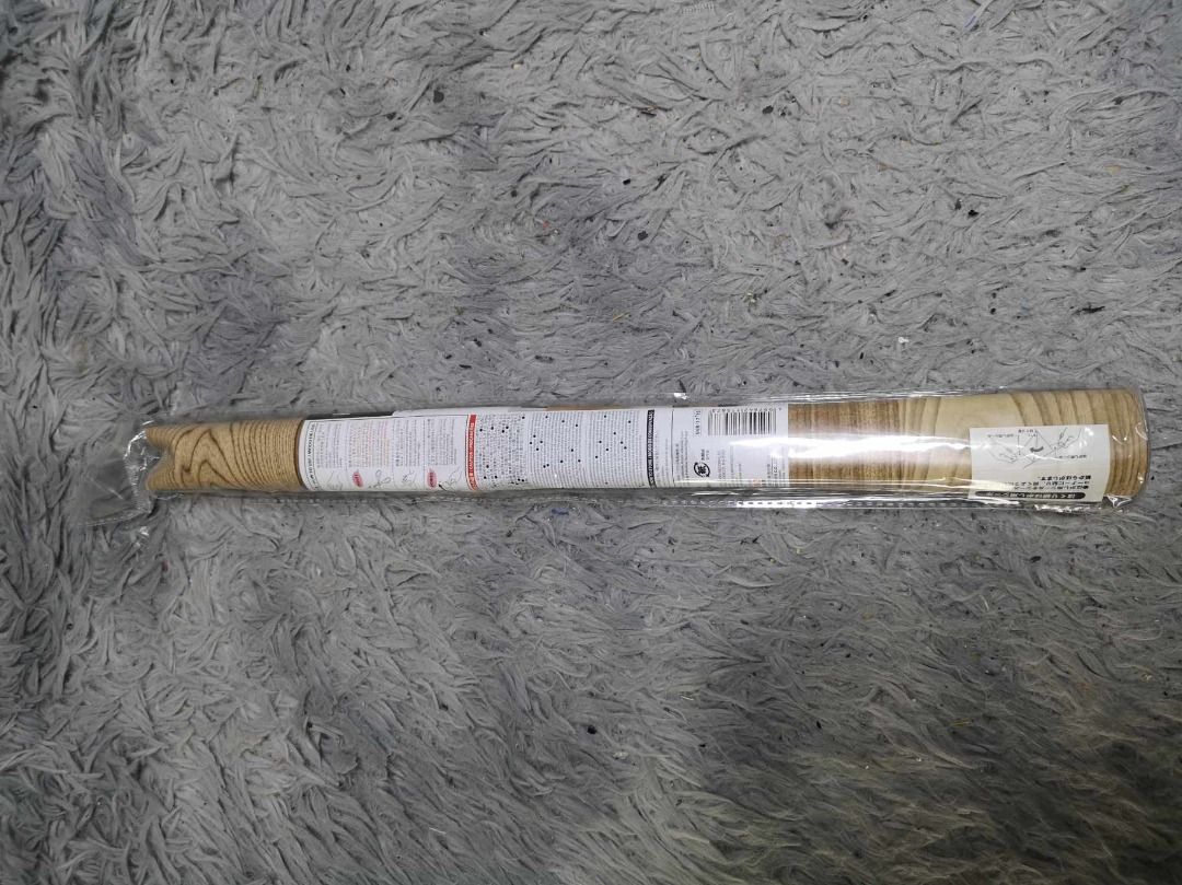 Daiso Wood grain Style Sheet, Furniture & Home Living, Home Decor, Wall ...