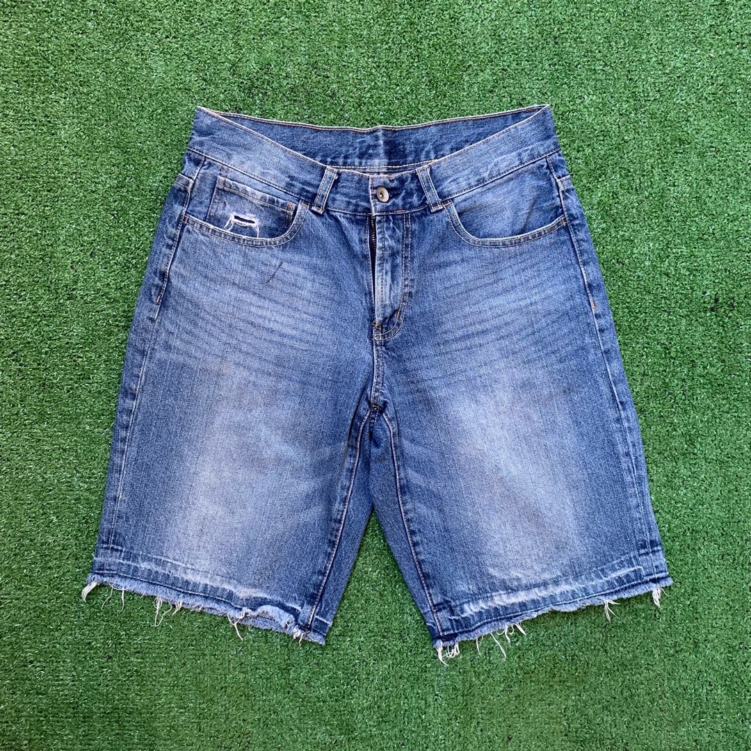 Denim Jorts, Men's Fashion, Bottoms, Shorts on Carousell