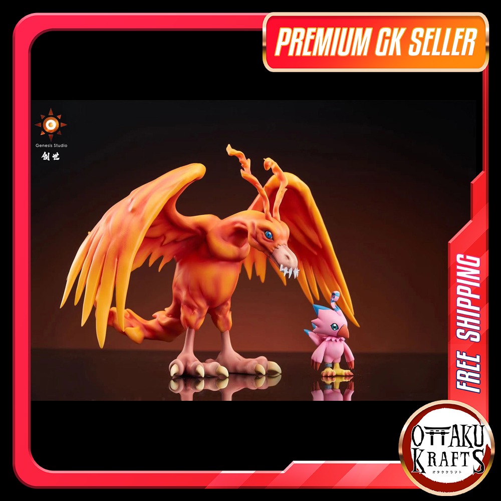 Digimon | Birdramon X Biyomon | Genesis Studio | 【FREE Shipping - PO】GK Figurine | GK Figure ...