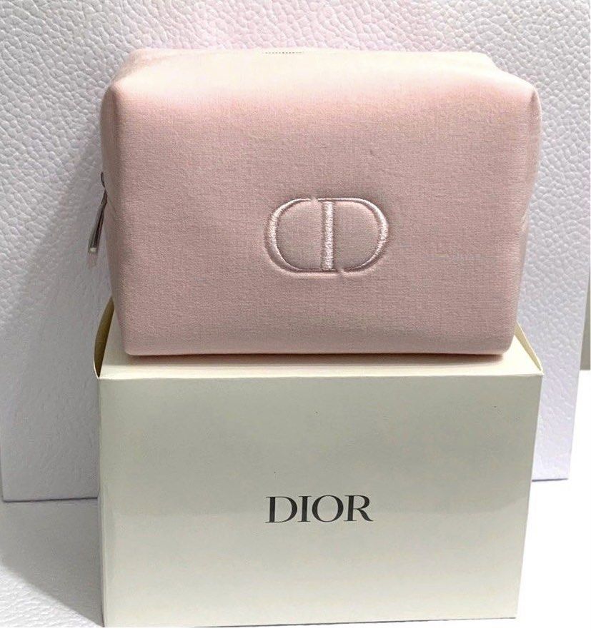 Dior Beauty Pink Spacious Pouch, Women's Fashion, Bags & Wallets ...