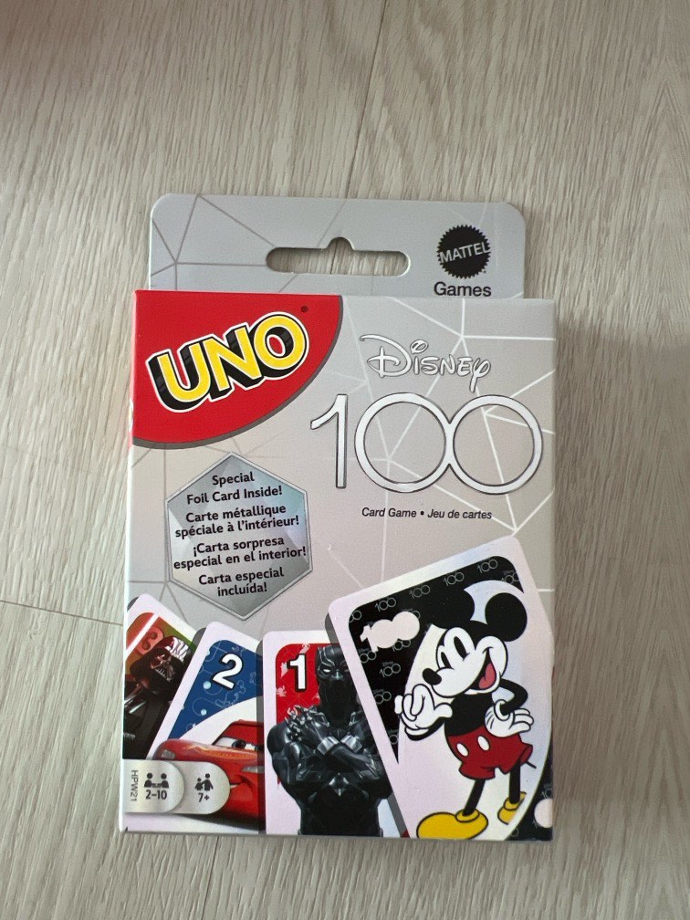 Disney 100 UNO, Hobbies & Toys, Toys & Games on Carousell