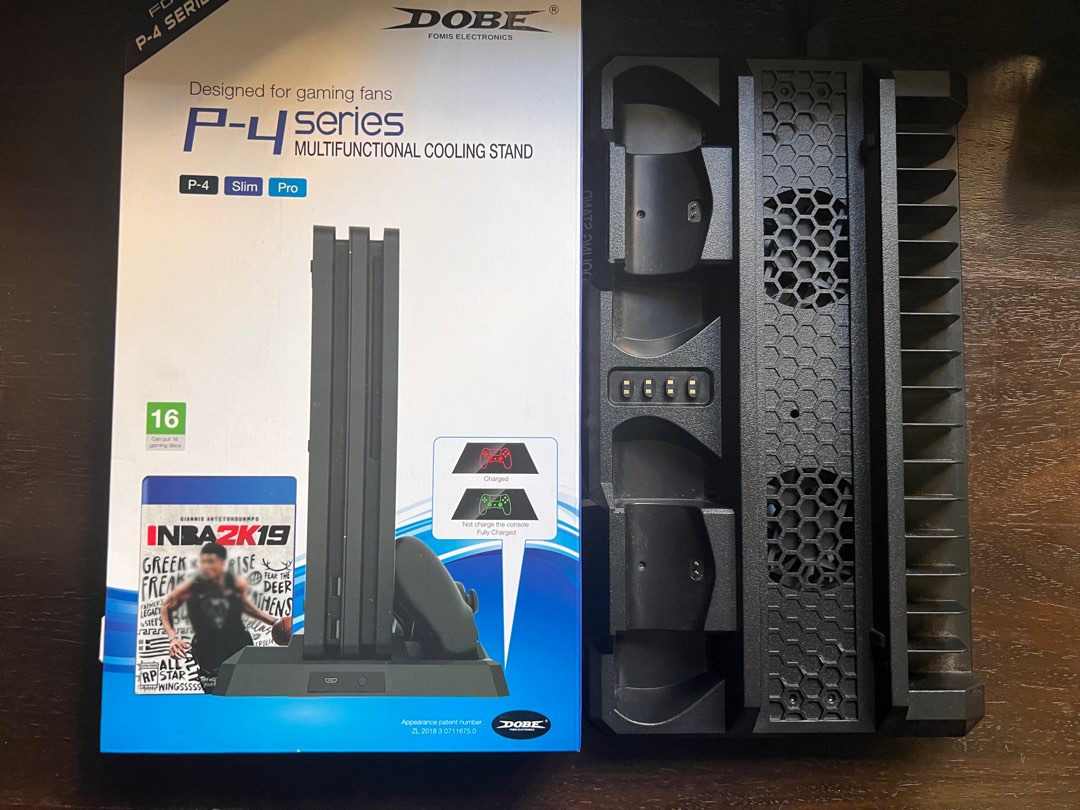 Dobe PS4 TP4-18119 Multifunctional Cooling Stand (PS4/Slim/Pro), Video ...