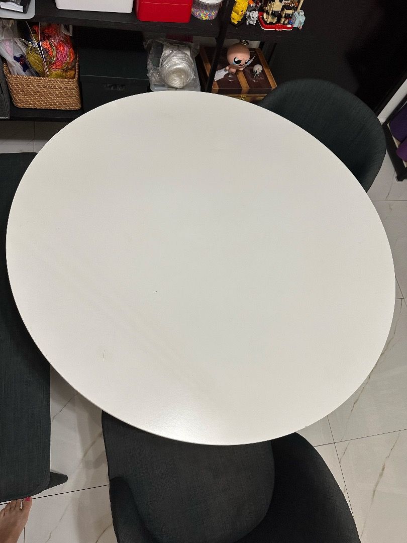 Docksta Table from Ikea (103 cm), Furniture & Home Living, Furniture ...