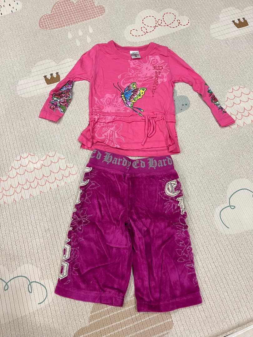 don ed hardy set, Babies & Kids, Babies & Kids Fashion on Carousell