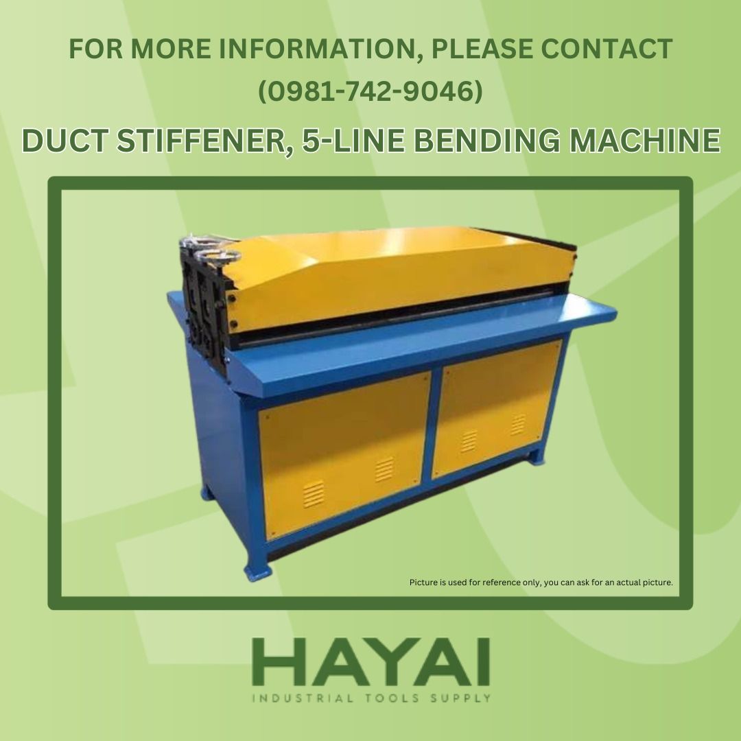 DUCT STIFFENER, 5-LINE BENDING MACHINE, Commercial & Industrial ...