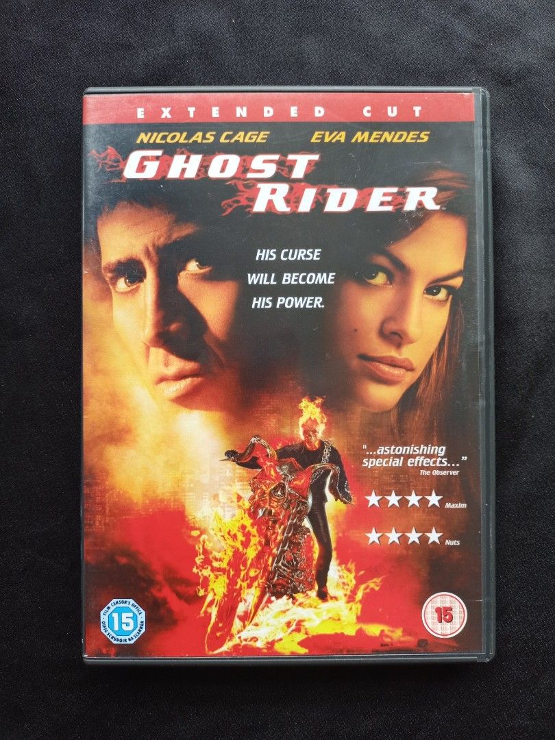 DVD Ghost Rider, Hobbies & Toys, Music & Media, CDs & DVDs on Carousell