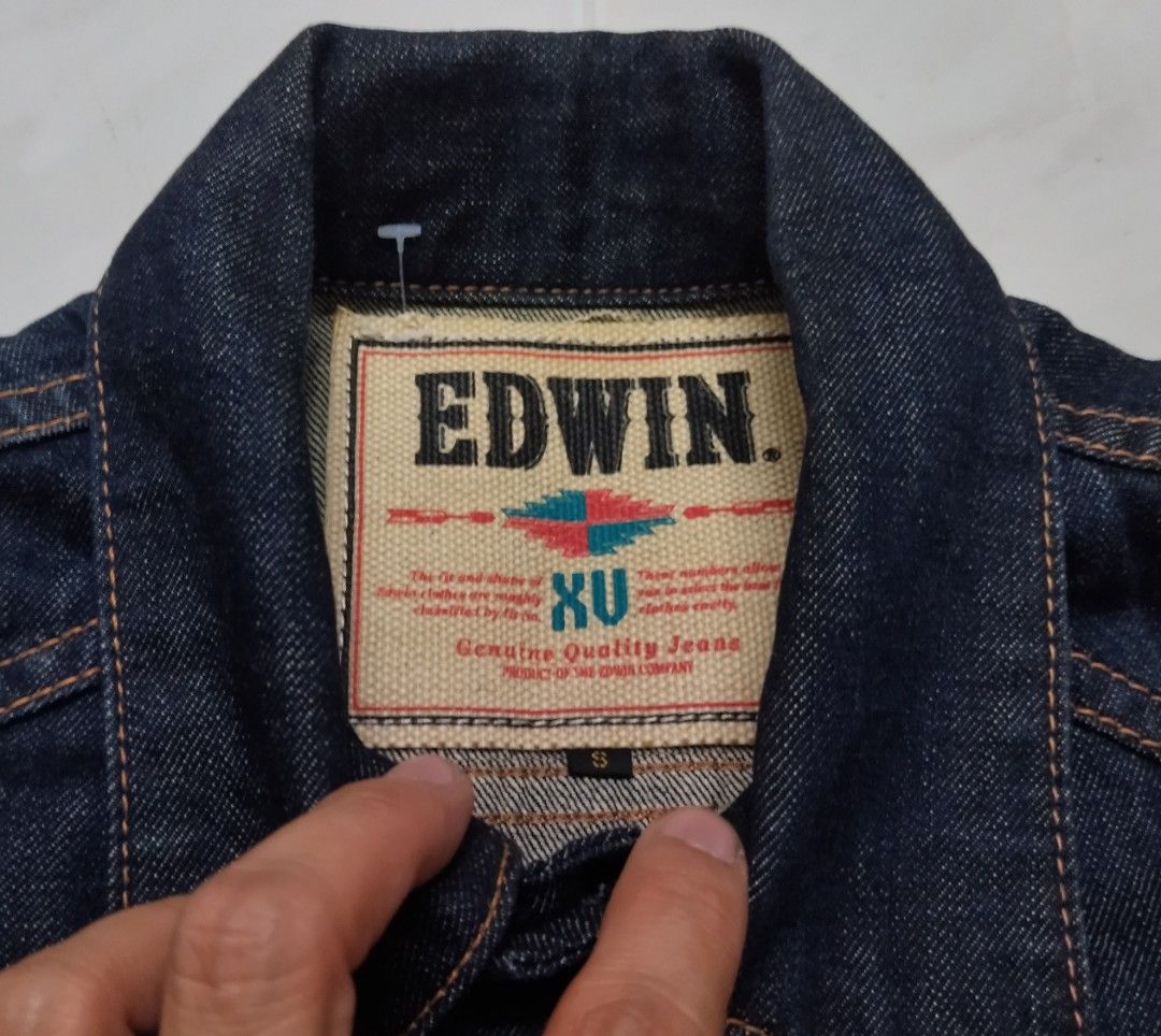 Edwin Japan XV Edition Denim Jacket Size S/M, Men's Fashion, Coats ...