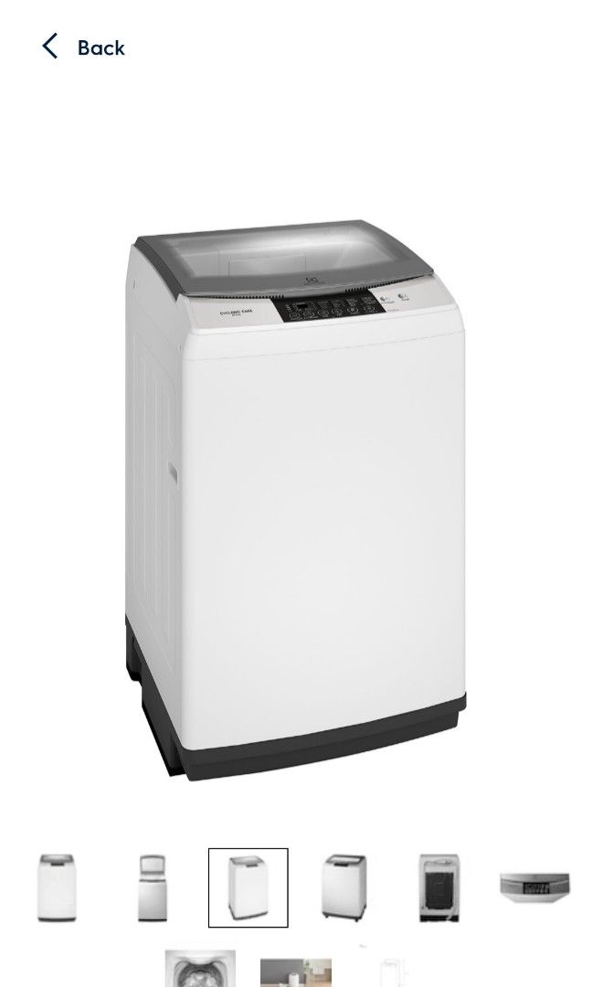 Electrolux Top Load Washing Machine, TV & Home Appliances, Washing ...