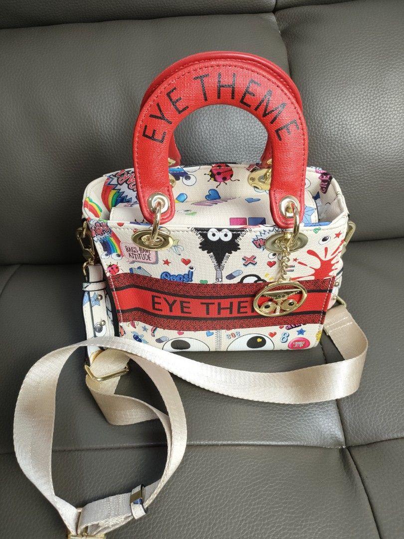 Eye themed bag, Women's Fashion, Bags & Wallets, Cross-body Bags on ...