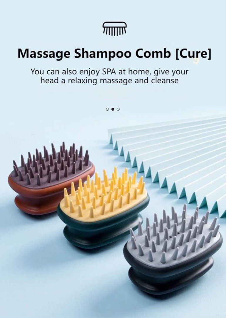 FASHION COMBS Shampoo Hair Brush Massage Hair Washing Machine Silicone ...