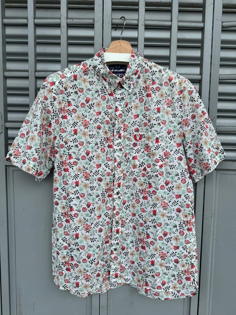 Fred Perry Liberty, Men's Fashion, Tops & Sets, Tshirts & Polo Shirts ...