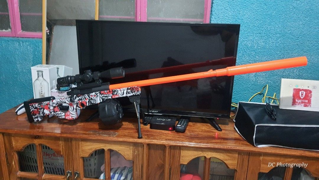 Gel Blaster AWM Sniper Gun, Hobbies & Toys, Toys & Games on Carousell