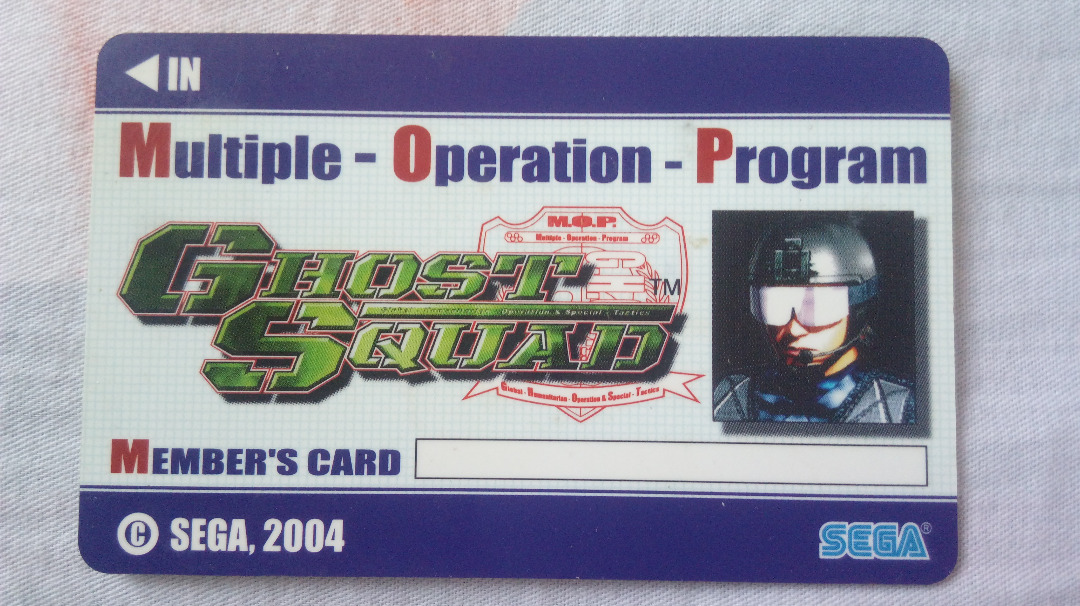 Ghost Squad ID Card 包郵, 電子遊戲, 遊戲機配件, 遊戲週邊商品 - Carousell