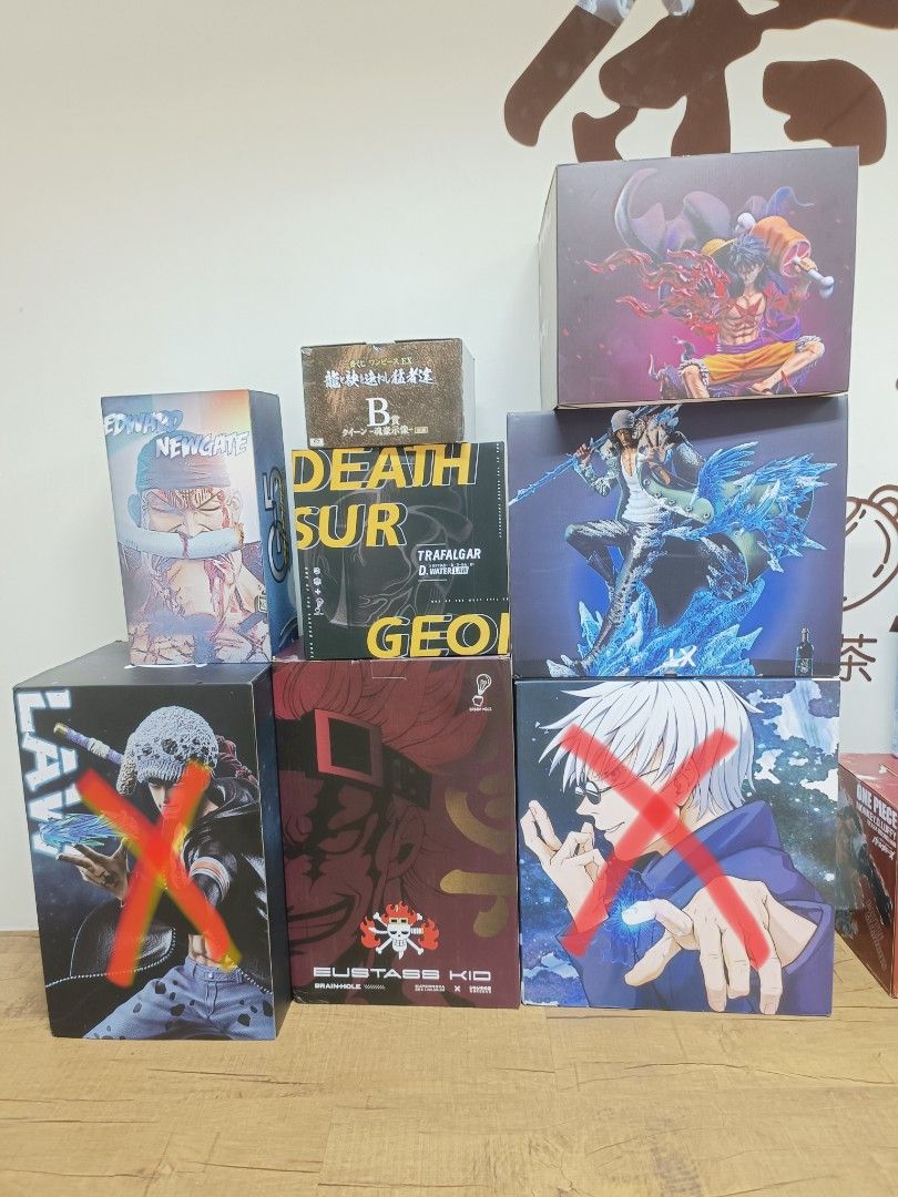 GK One piece: Law, Luffy, Kid, Kuzan, Kaido, & White Beard. All 6 GK ...