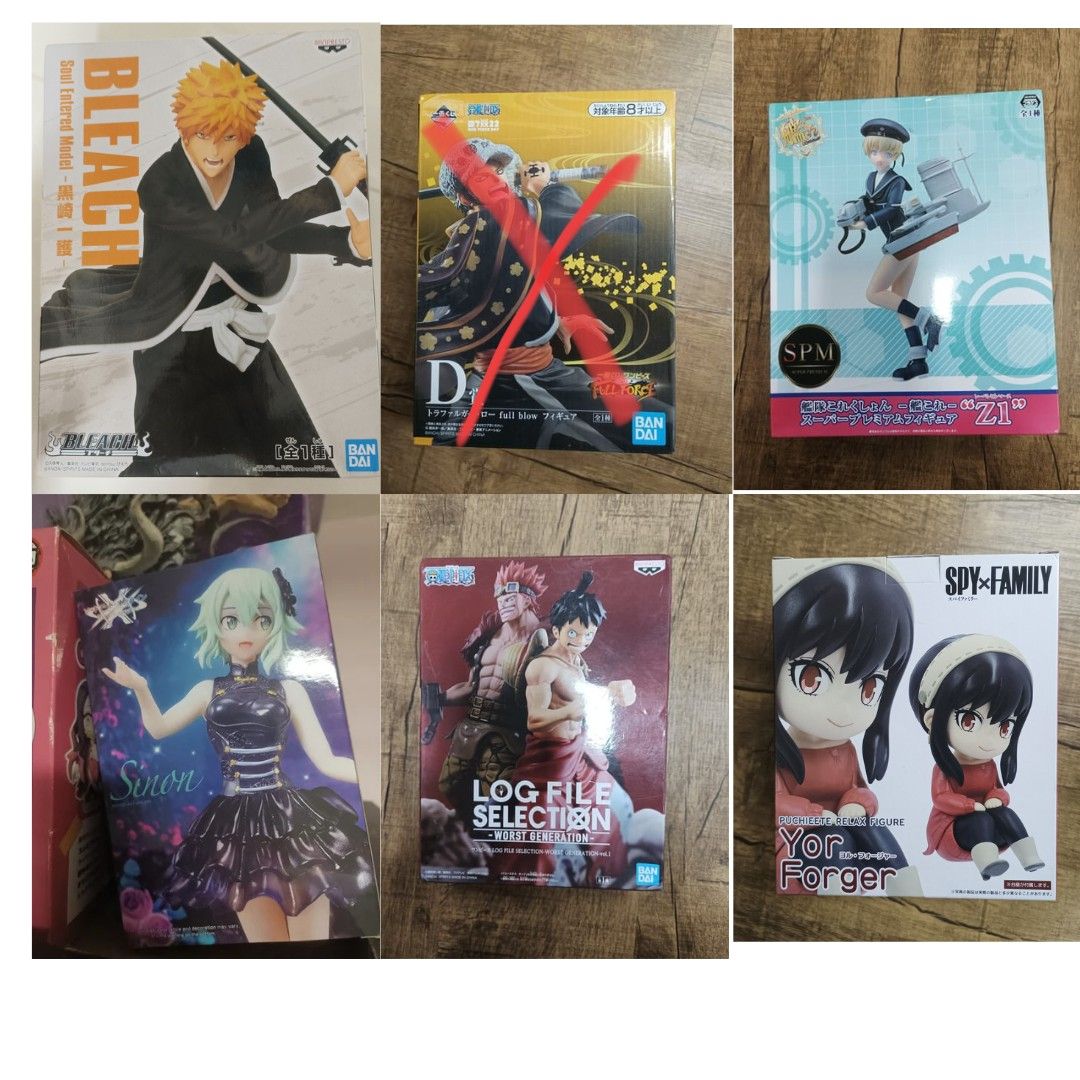 GK One piece: Law, Luffy, Kid, Kuzan, Kaido, & White Beard. All 6 GK ...