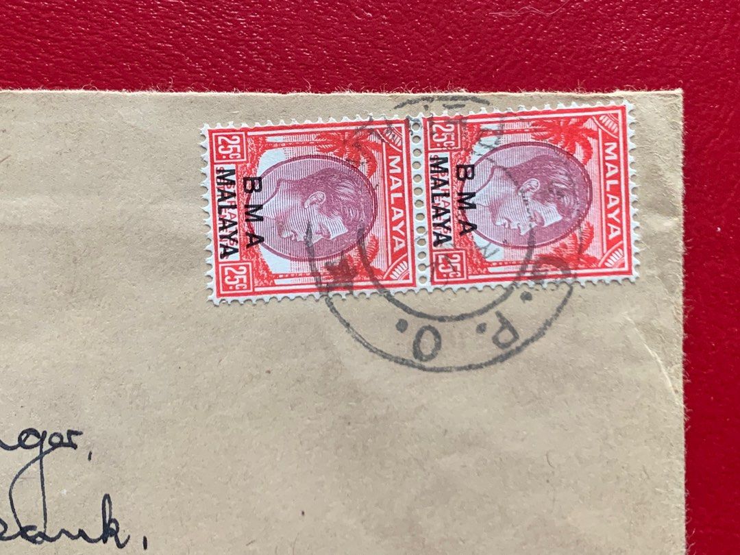 GPO PENANG England BMA KGVI 1943 Cover., Hobbies & Toys, Collectibles ...