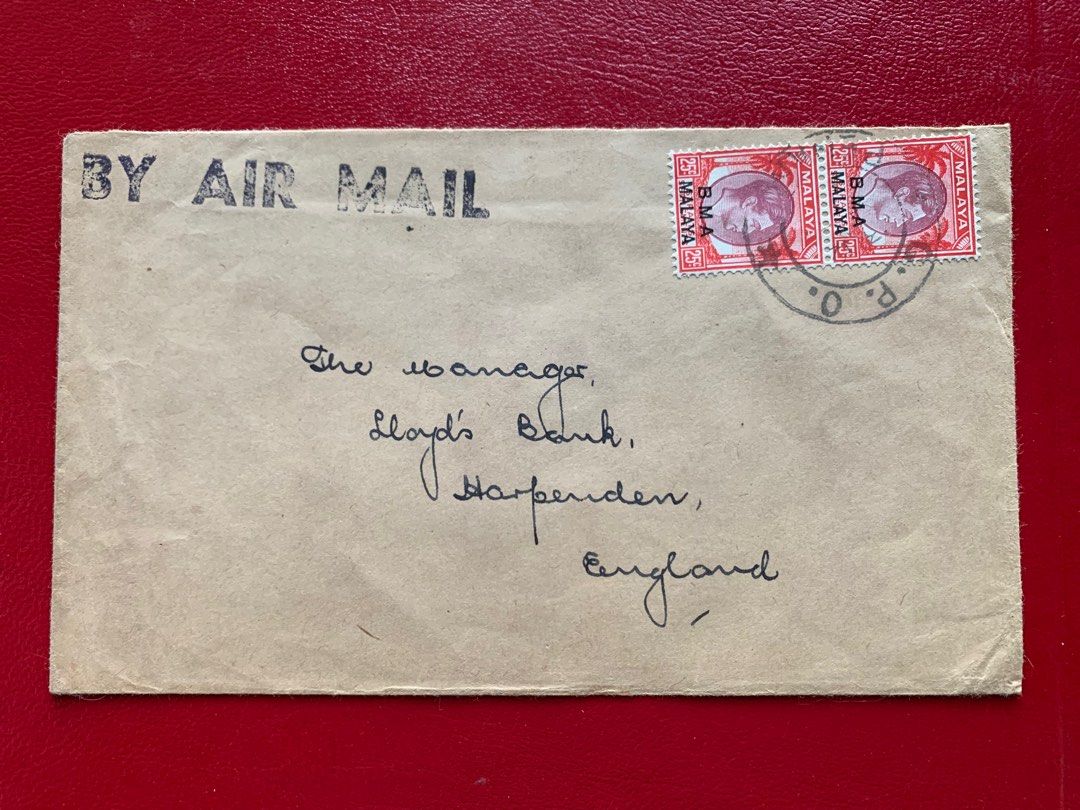 GPO PENANG England BMA KGVI 1943 Cover., Hobbies & Toys, Collectibles ...