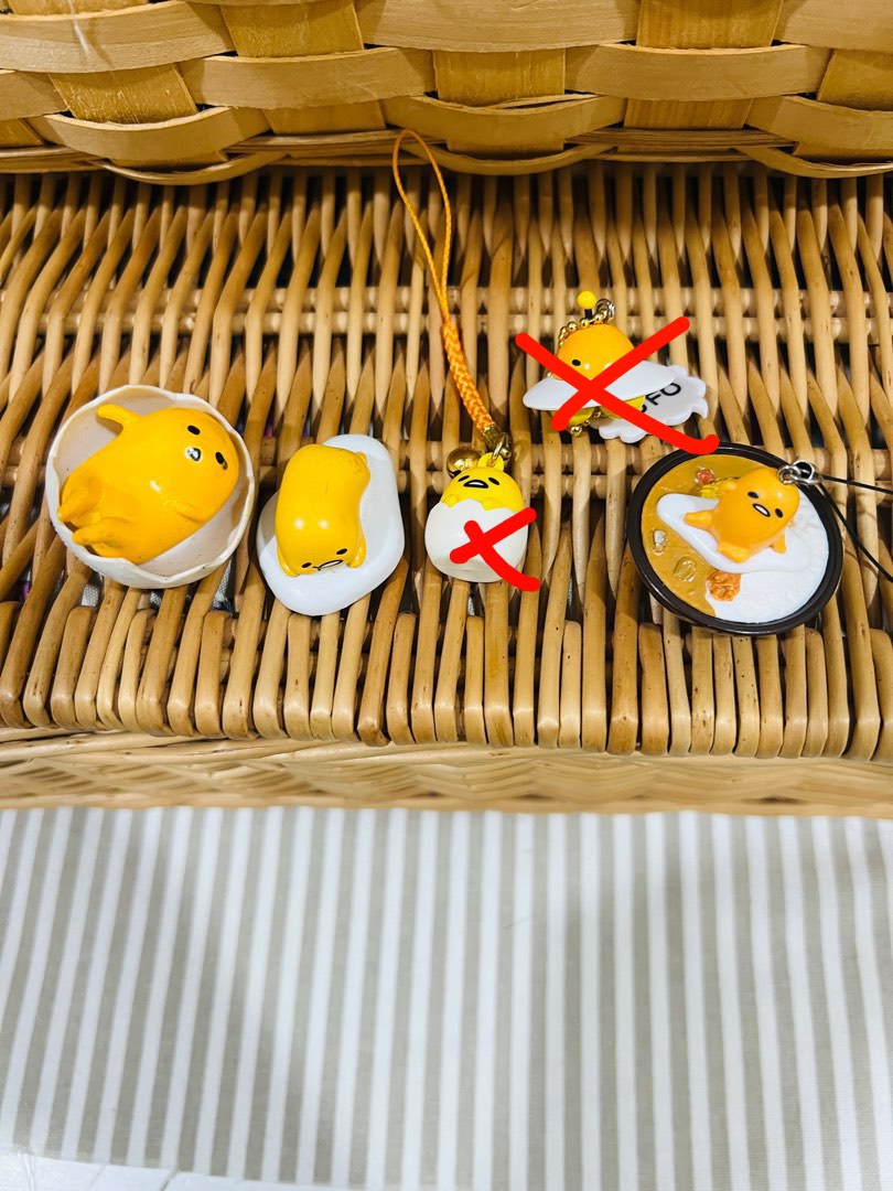 Gudetama Keychain figure ( each Rm8), Hobbies & Toys, Toys & Games on ...