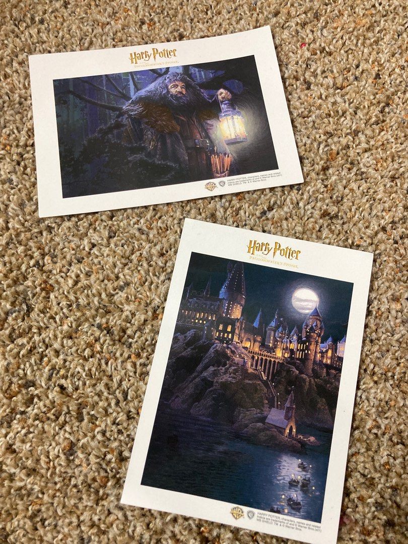 HARRY POTTER POST CARDS, Hobbies & Toys, Memorabilia & Collectibles ...