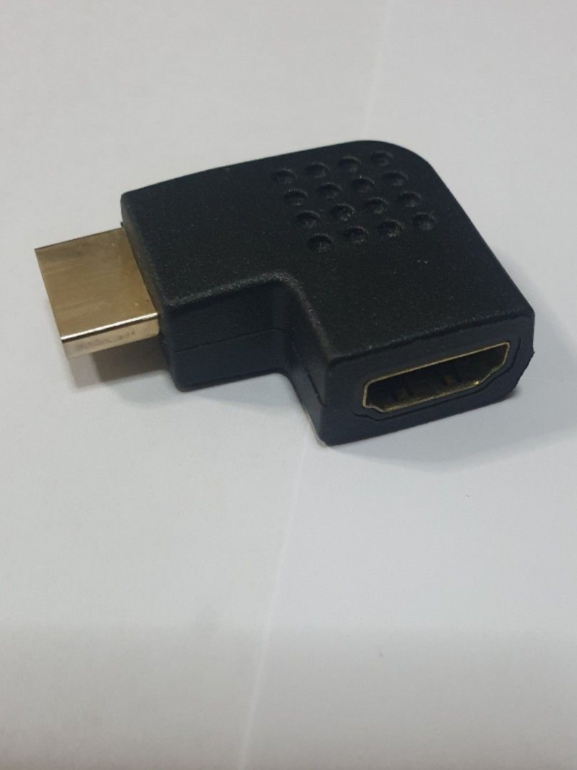 HDMI port 90 degree turn adaptor / adapter, Computers & Tech, Parts ...