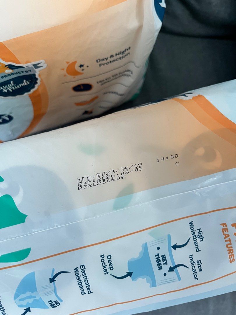 Hey Tiger Diapers, Babies & Kids, Bathing & Changing, Diapers & Baby Wipes on Carousell