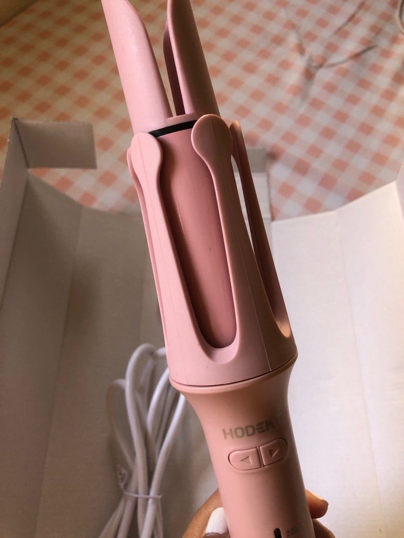 HODEKT Automatic Curler Iron - Pink, Beauty & Personal Care, Hair on ...