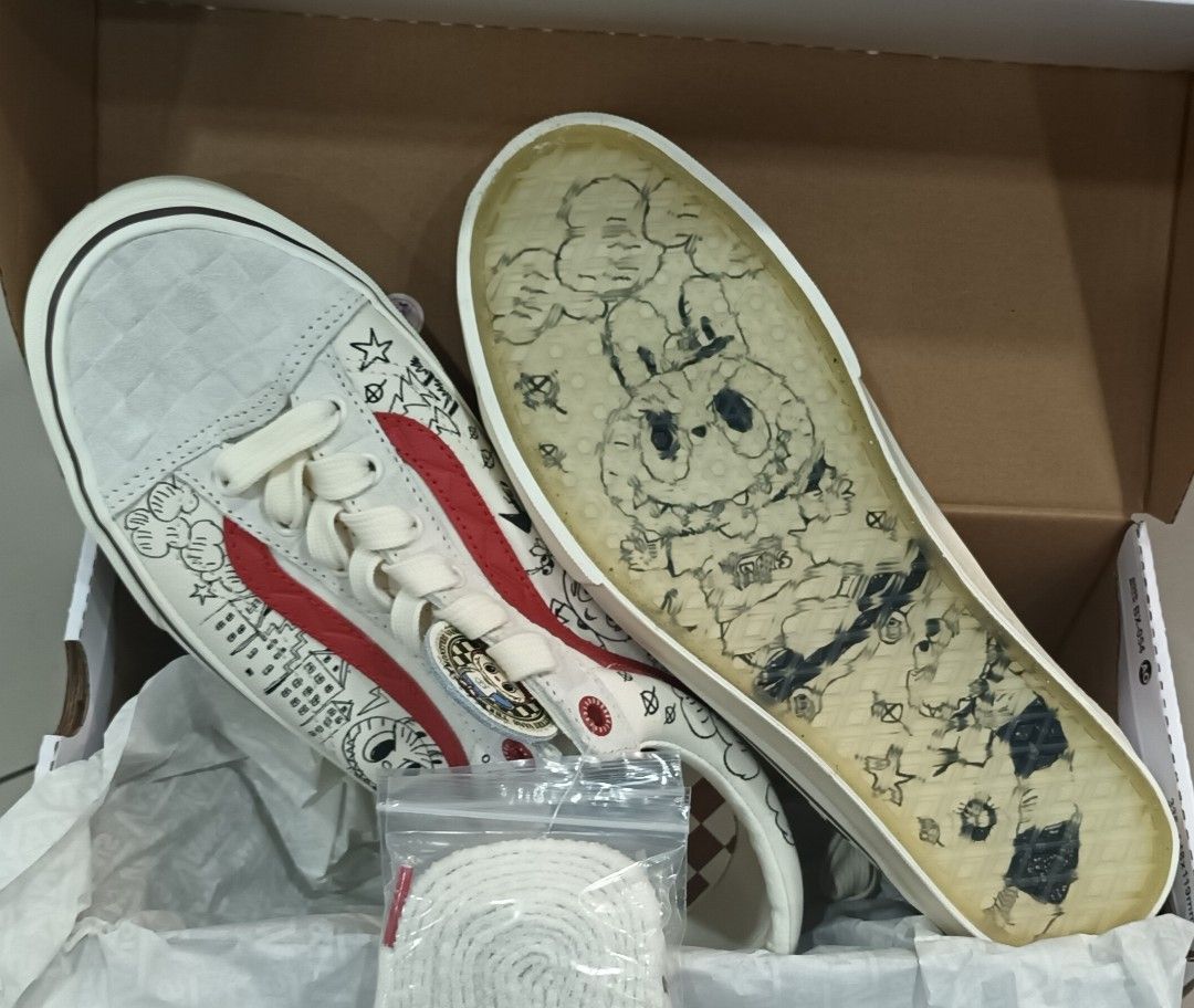 How2work x vans Style 36 kasing lung the monster labubu zimomo, 男裝, 鞋 ...