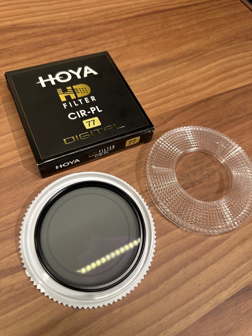Hoya HD CIR-PL 77mm Polarized filter Japan Made, Photography ...