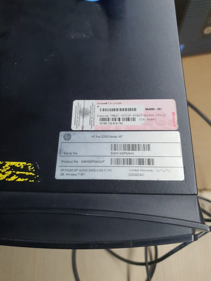 HP Pro 3300 MT, Computers & Tech, Desktops on Carousell