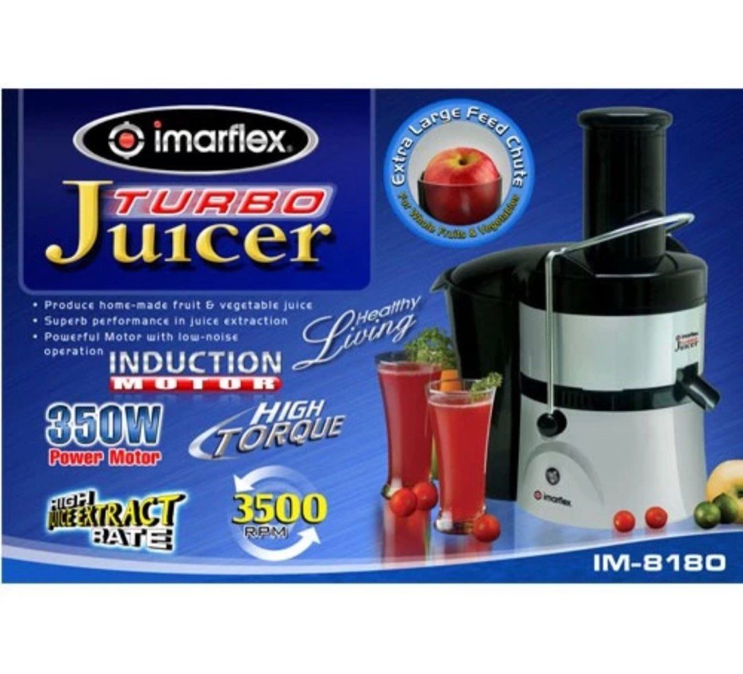 Imarflex Turbo Juicer, TV & Home Appliances, Kitchen Appliances ...