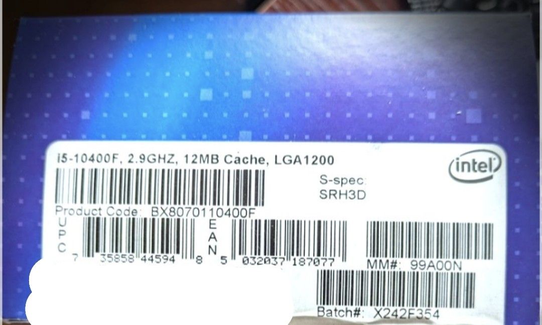 Intel Core i5-10400f Processor 10th Gen CPU 10400F, Computers & Tech ...