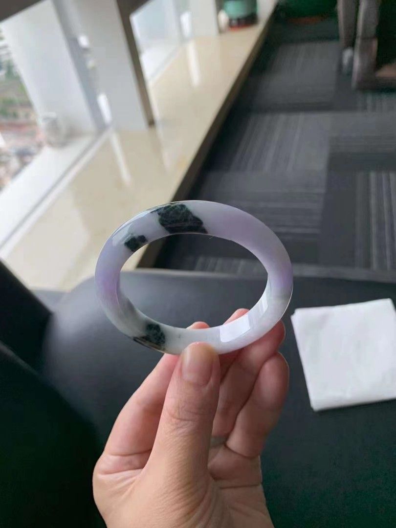 Jade bangle 53.8mm can view and try, Women's Fashion, Jewelry ...