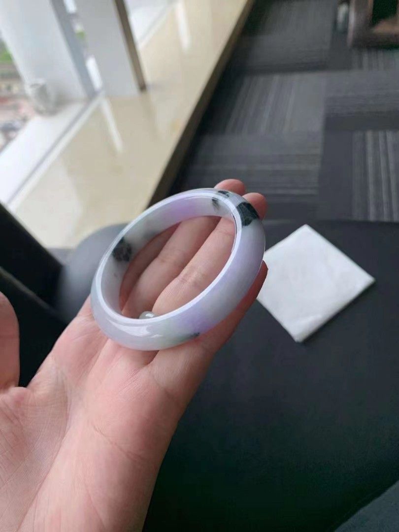 Jade bangle 53.8mm can view and try, Women's Fashion, Jewelry ...