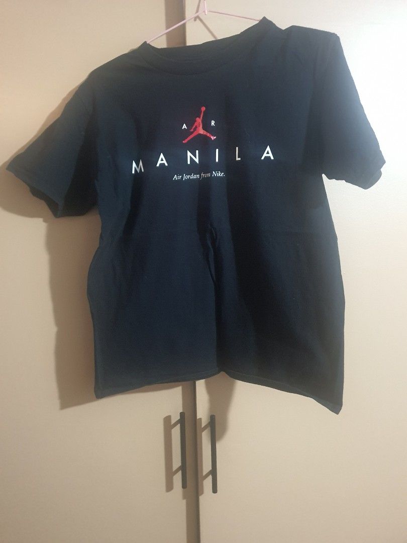 Jordan Manila Black Shirt, Men's Fashion, Tops & Sets, Tshirts & Polo ...