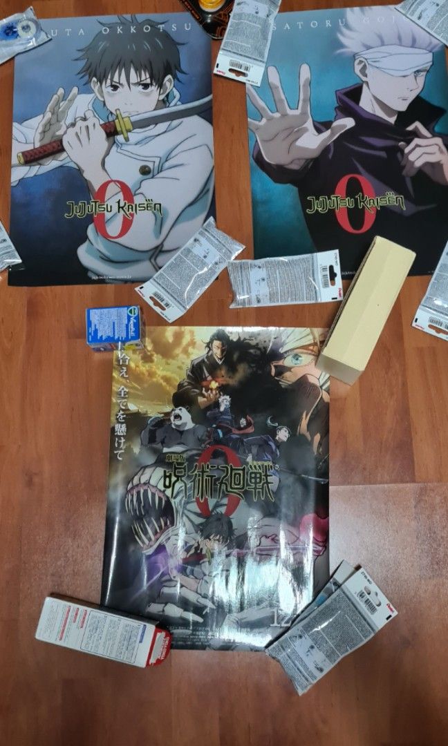 Jujutsu kaisen 0 jjk movie screening posters merch, Hobbies & Toys ...